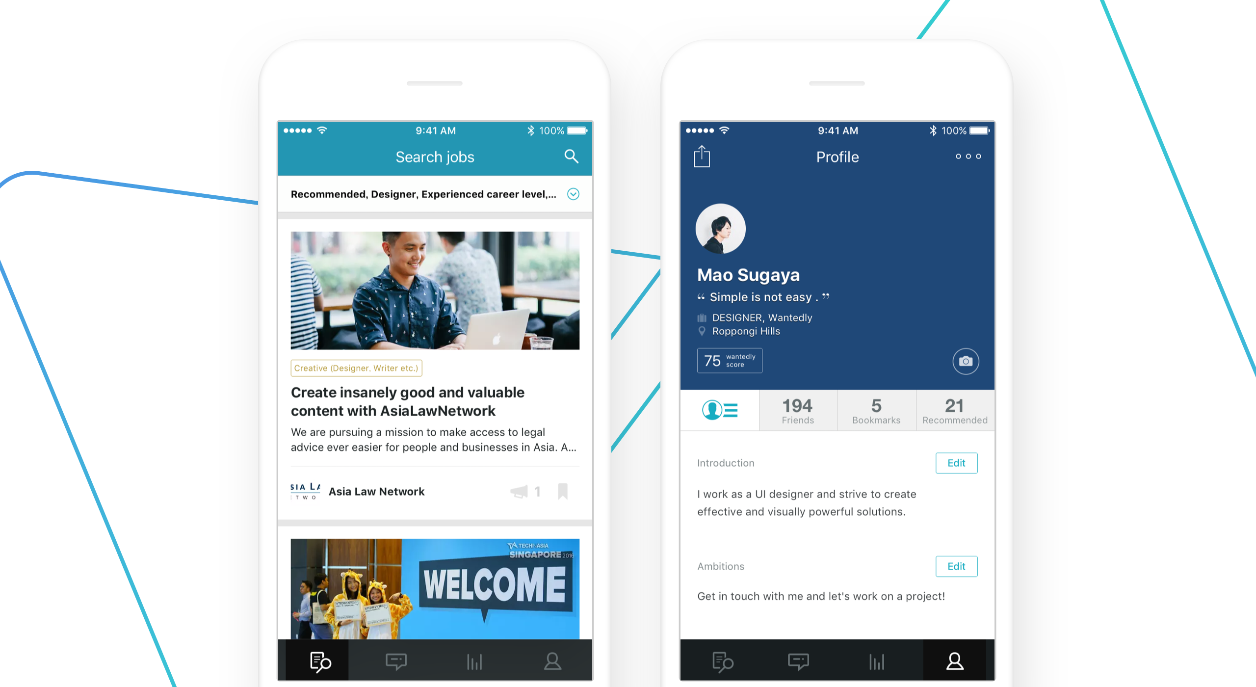 「Wantedly」がシンガポールで正式にサービス提供を開始、iOS対応の「Wantedly Visit」英語版もリリース | TechCrunch Japan Archive