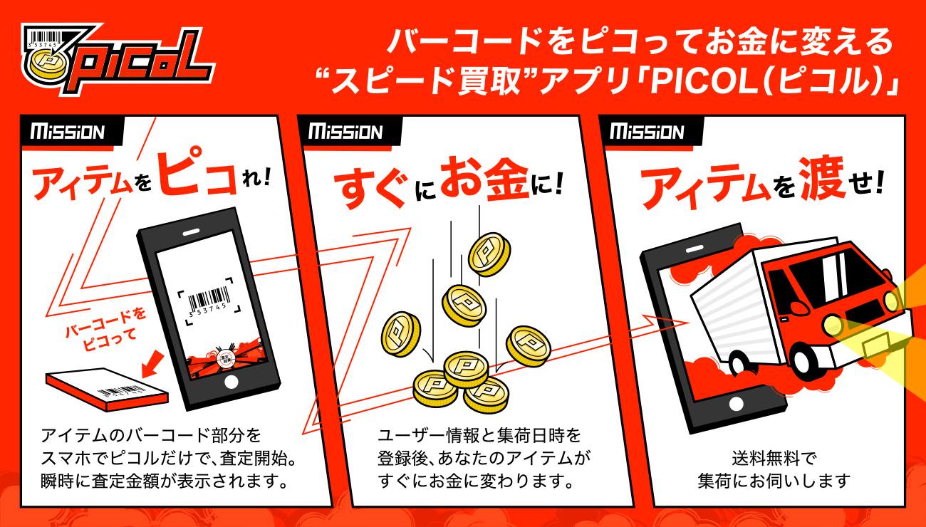バーコードを“ピコ”って即現金化の「PICOL」が正式リリース、ゲームに加えて書籍やマンガも対象に | TechCrunch Japan ...