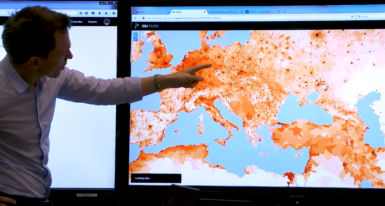 IBMのPAIRS Geoscopeは地理空間的/時間的データの大規模データサービス、デベロッパーはクェリするだけ | TechCrunch ...