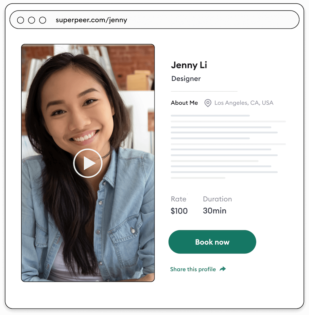 専門家が有料で1対1のビデオ通話に応じるサービス「Superpeer」 | TechCrunch Japan Archive