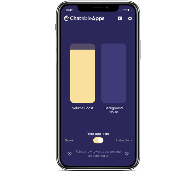 ChatableAppsが聴覚支援アプリをリリース、ディープラーニングで話し言葉とノイズを区分 | TechCrunch Japan Archive